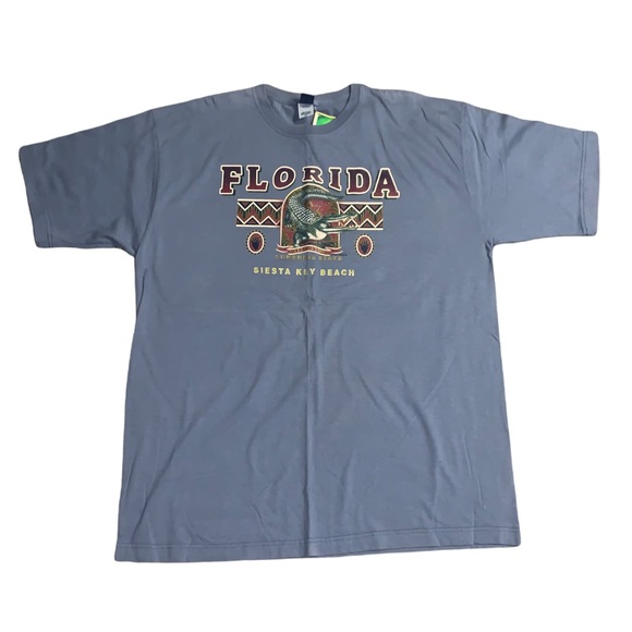 Cherokee | Shirts | Vintage 9s Florida Siesta Key Beach Shirt Alligator ...